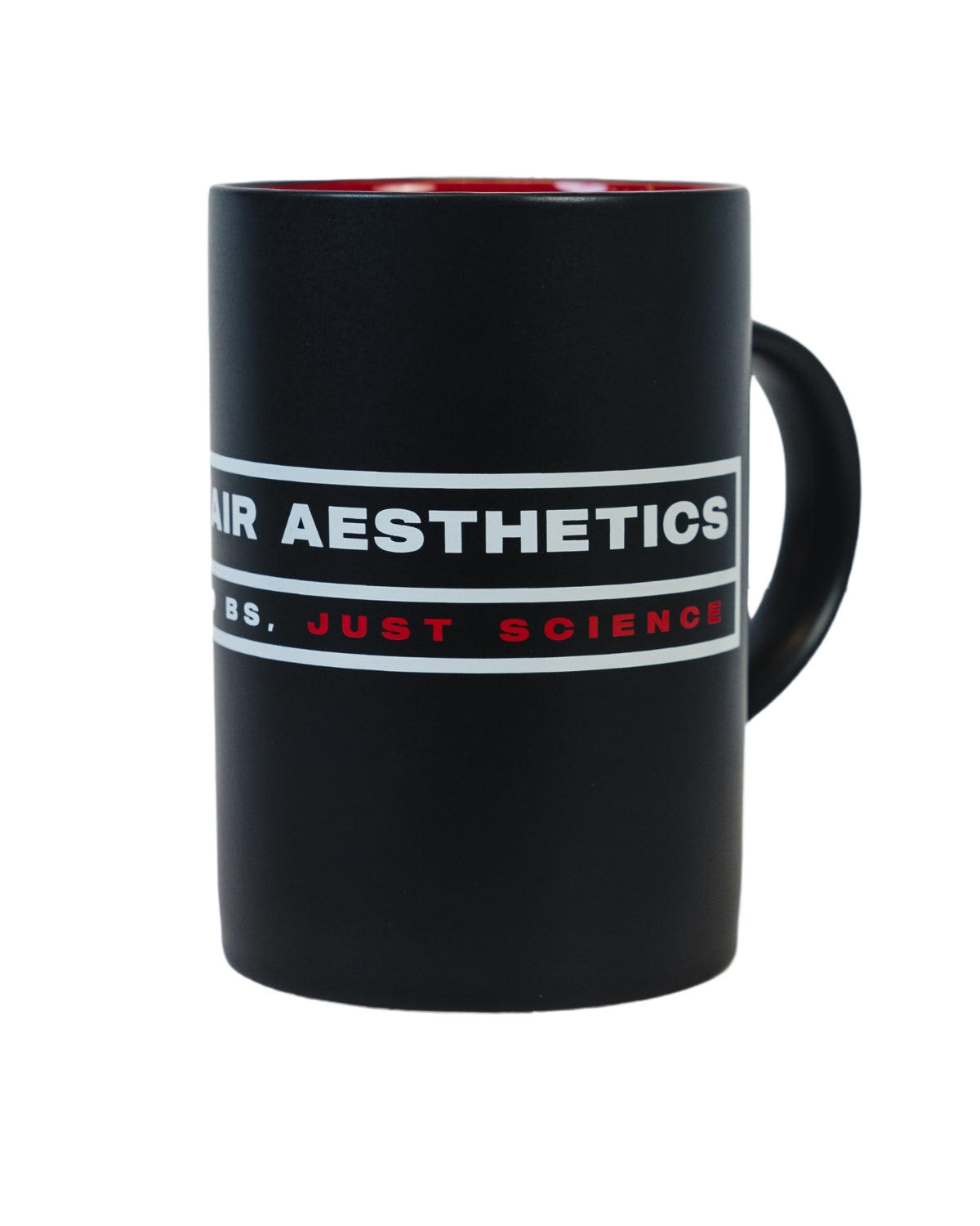BA Black Matte Coffee Mug - 16oz – Bair Aesthetics Shop